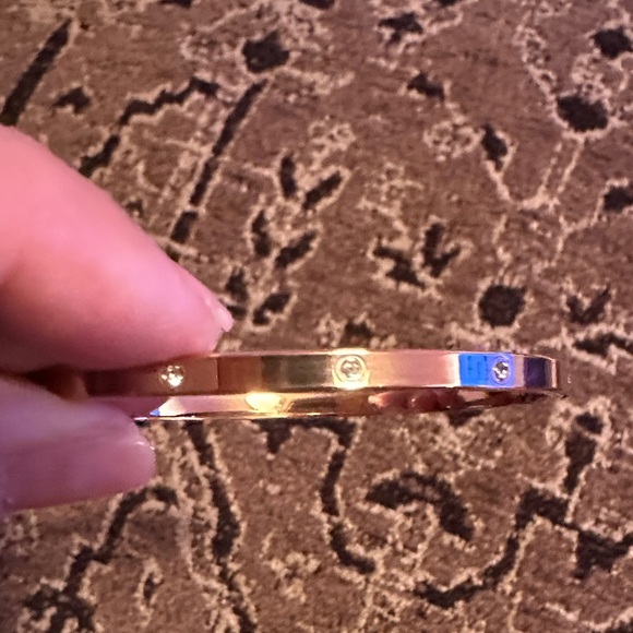 nunya lux | Jewelry | Nunya Lux Rose Gold Bracelet With Crystal Accents ...